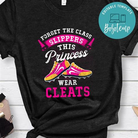 Forget Glass Slippers This Princess Wears Cleats Png File Template