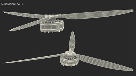 Propeller For Air Vehicle 3d Model 29 3ds Blend C4d Fbx Max Ma
