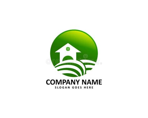 Logotipo De La Casa De La Granja Ilustración Del Vector Ilustración