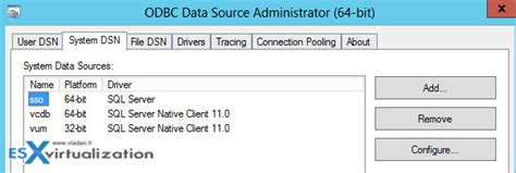 Install VCenter On Windows Server ODBC And VCenter Components Install Part ESX