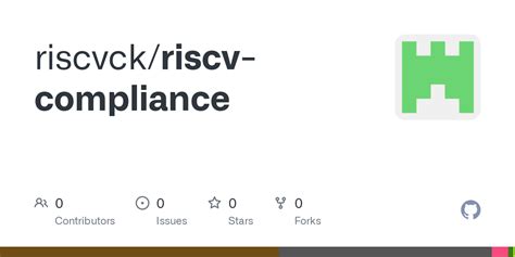 GitHub Riscvck Riscv Compliance
