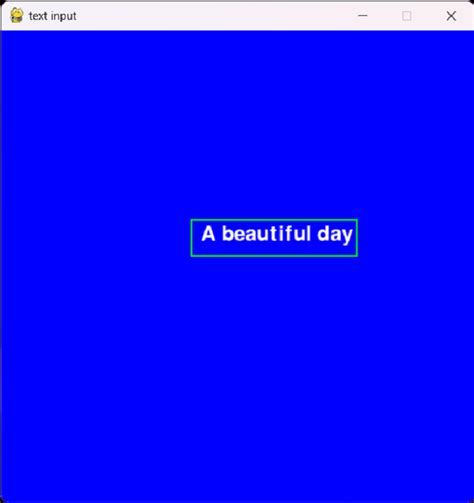 How To Create A Text Input Box With Pygame