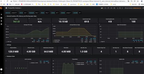 【docker部署postgresql14 1以及postgres exporter prometheus grafana监控】 loaded