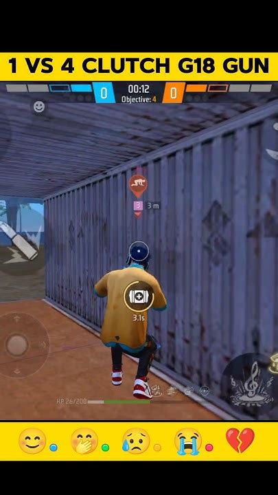 1 Vs 4 Clutch With G18 Gun In Cs Rank But 😭💔 Sk Killer Shorts