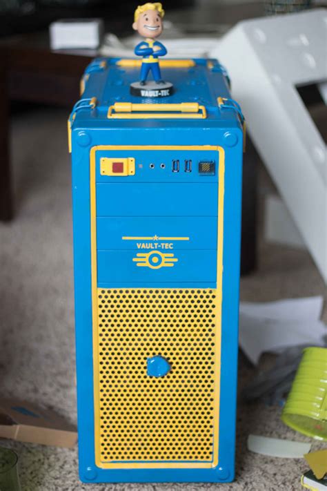 vault tec fallout 3 custom designed pc case created by bebopmods available for sale on etsy