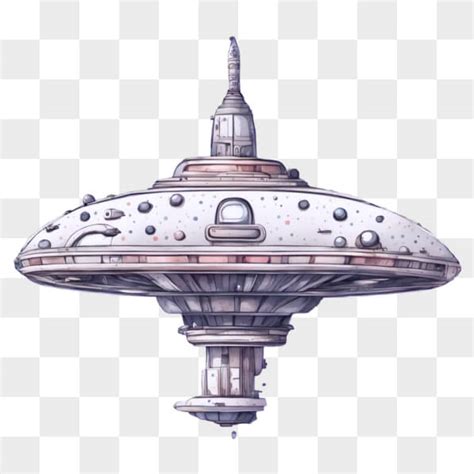 Download Stylized Spaceship In Space Cartoons Online Creative Fabrica