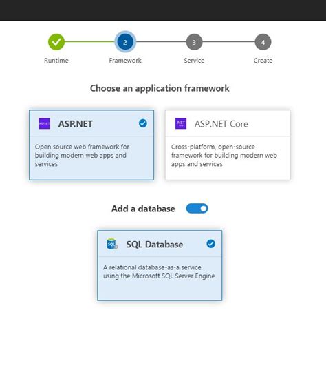 Azure Devops Project With Azure Sql Server Database For Web