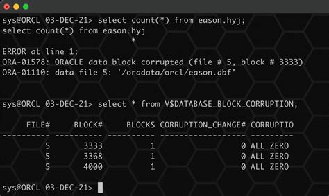 实战篇：oracle 数据坏块的 n 种修复方式 阿里云开发者社区