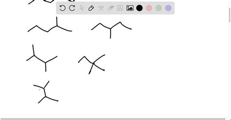 Solved Write Condensed And Bond Line Formulas For The Five Isomeric C6h14 Alkanes