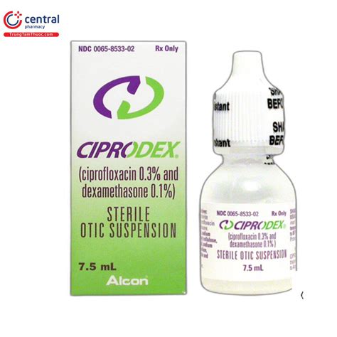 Thuốc Ciprodex Nhỏ Tai điều Trị Dứt điểm Viêm Tai Giữa Tai Ngoài