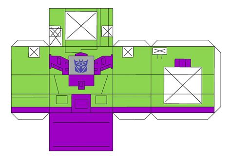 Papercraft Hako Clone Devastator Part 1 By Galacticfox257 On Deviantart