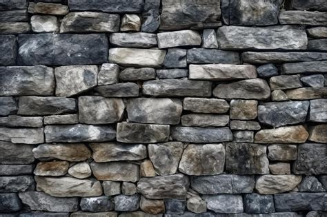 Premium Ai Image Stone Rock Wall Texture Background
