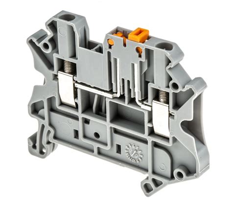 Phoenix Contact Grey UT 2 5 MT Knife Disconnect Terminal Block 26 12 AWG 2 5mm² 400 V RS