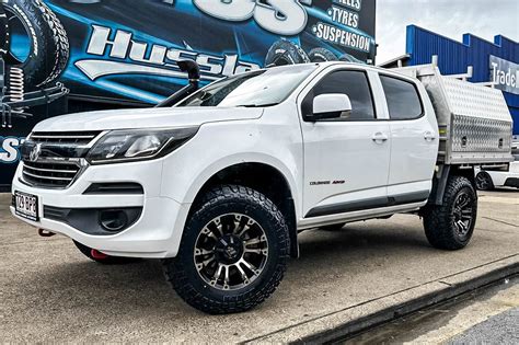 HOLDEN COLORADO HUSSLA AMBUSH GLOSS BLACK DARK TINT FACE Wheel 14596