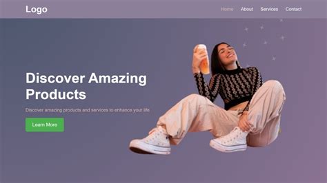 How To Create A Landing Page Using Html Css Landing Page Html Css