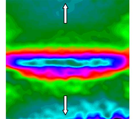 Electronic Speckle Pattern Interferometry Espi Image Showing Large
