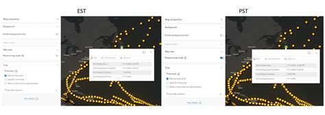 Working With Time Zones In Map Viewer