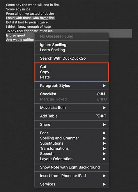 在 Mac 上剪切、复制和粘贴文本的 5 种方法