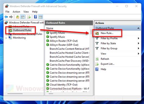 Block A Program From Accessing The Internet In Windows 11