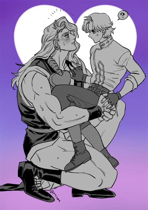 Dio Brando And Vanilla Ice Jojo No Kimyou Na Bouken And 2 More Drawn