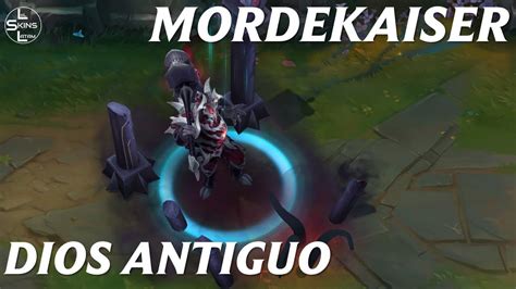 Mordekaiser Dios Antiguo Previsualización League Of Legends Youtube