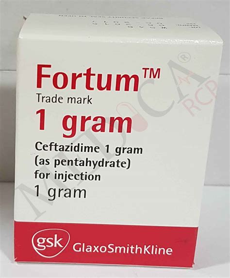 Medica Rcp Fortum 1g Indications Side Effects Composition