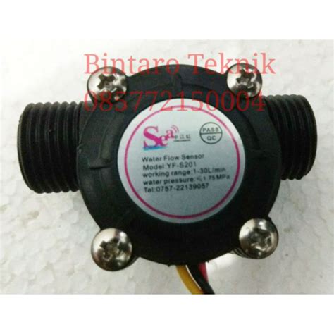 Jual Flow Sensor Sea Yf S201 Flow Hitam Sea 12 Shopee Indonesia