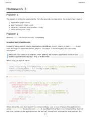 Hw Pdf Hw Md Homework Problem The Design Of Android Is Layered Style From