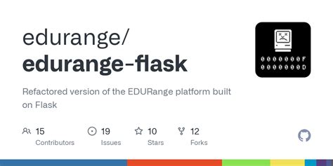 Github Edurangeedurange Flask Refactored Version Of The Edurange