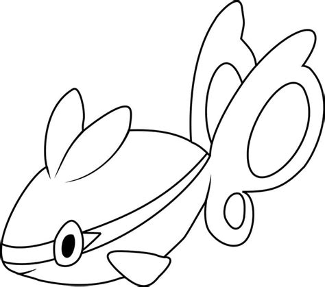 Tô Màu Pokemon Finneon Trang Tô Màu Cho Bé