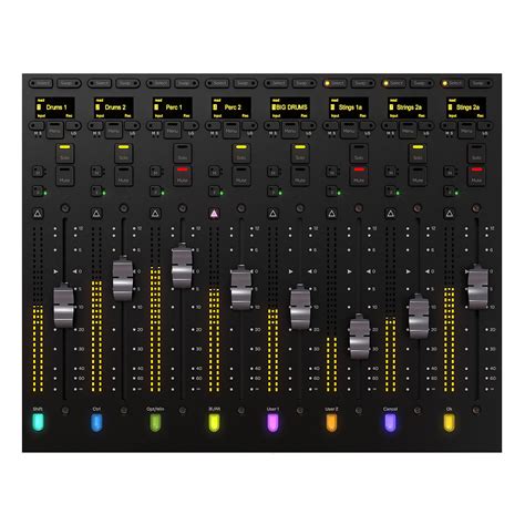 avid s6 fader module reverb