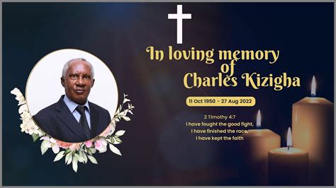 Celebration Of Charles Kizigha 3rd September 2022 Youtube