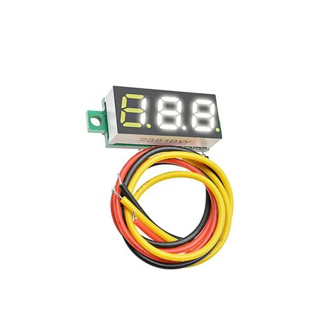 DC V V Inch LED Digital Voltmeter White