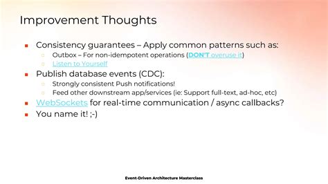 Event Driven Architecture Masterclass Integrating Distributed Data