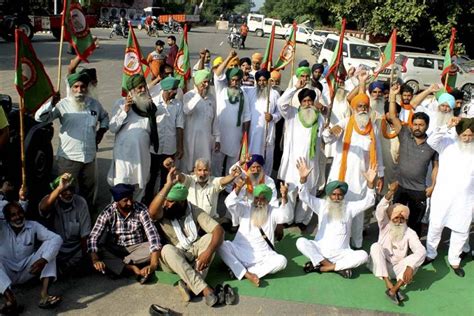 Bharat Bandh Farmers Block Highways Squat On Rail Tracks Traffic Hit