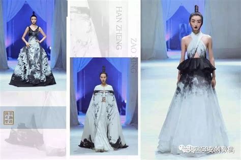 时装里的水墨中国水墨元素服装设计 知乎