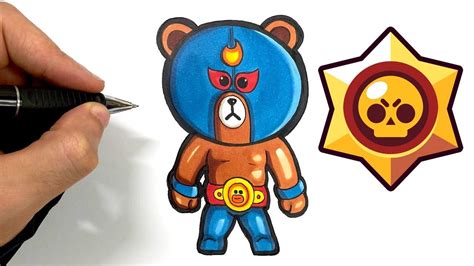 Como Hacer El Primo Del Brawl Stars En Un Papel
