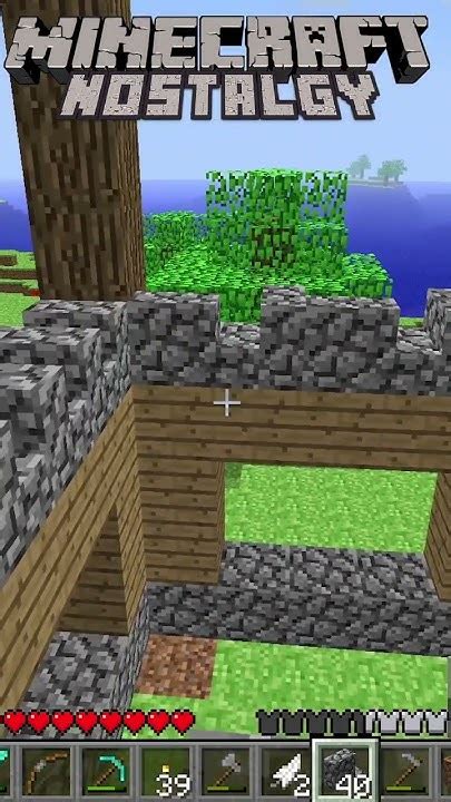 Логика Ступенек в майнкрафт Альфа майнкрафт Ностальгия Youtube