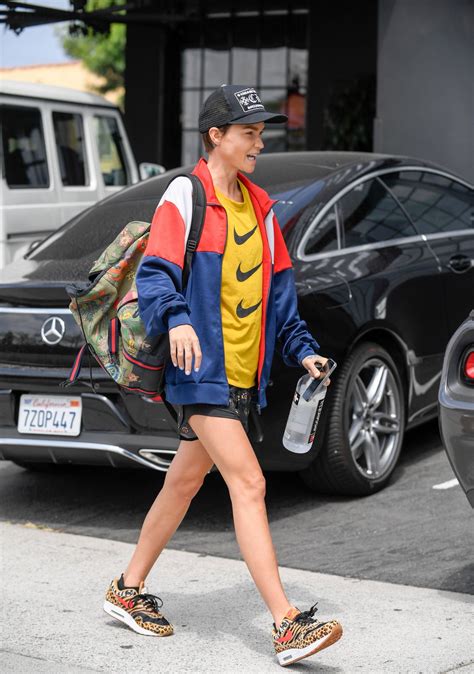 Ruby Rose Leaving The Gym In Los Angeles 09 03 2018 • Celebmafia