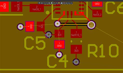 Pcb Design How To Link Gnd Vias To The Gnd Plane Electrical
