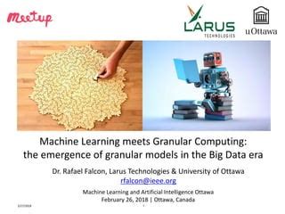 Machine Learning Meets Granular Computing PPT