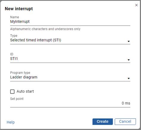 Use A Selectable Timed Interrupt Sti With Auto Tuning