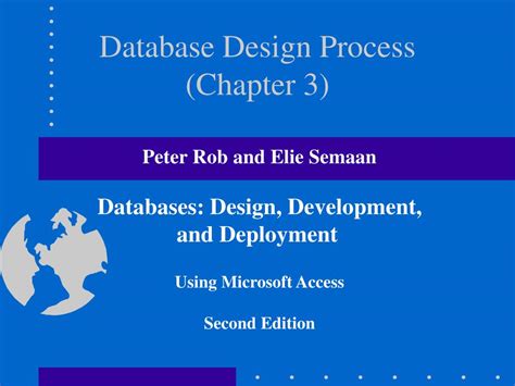 ppt database design process chapter 3 powerpoint presentation free