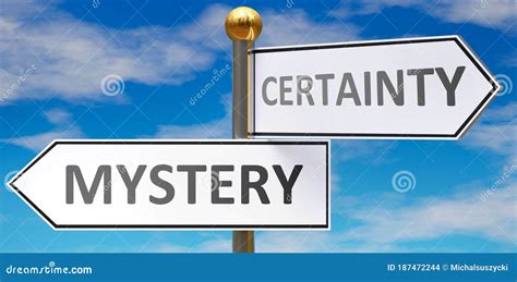 Mistério E Certeza Como Diferentes Escolhas Na Vida Imaginadas Como
