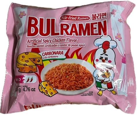 Bulramen Spicy Chicken Carbonara Ramen Stir Fried Ramen Net