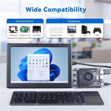 10 1 raspberry pi 4b lcd ips display portable monitor with high reso