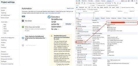 the scriptrunner action shows the warning disabled third party