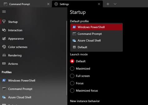 how to open customize and configure windows terminal settings