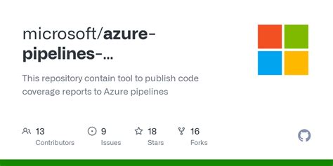 Github Microsoftazure Pipelines Coveragepublisher This Repository