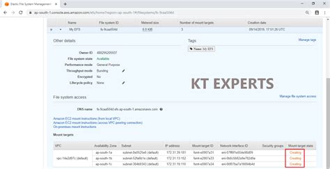 Amazon EFS Elastic File System In AWS KTEXPERTS
